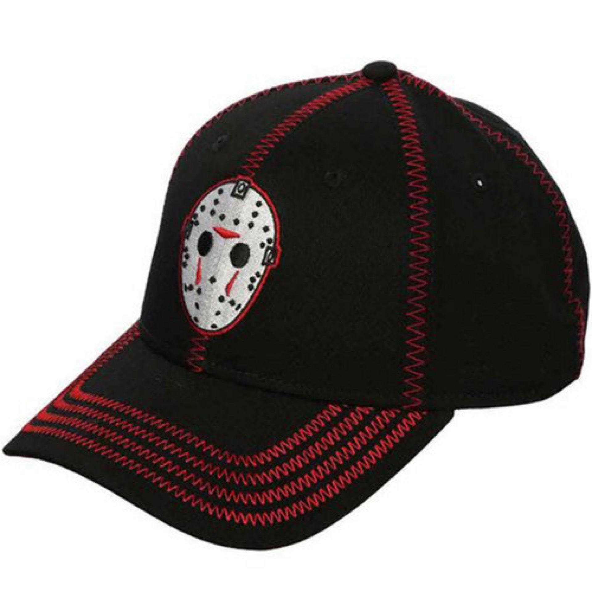 Friday the 13th Jason Embroidered Contrast Stitch Hat | WildWolf ...