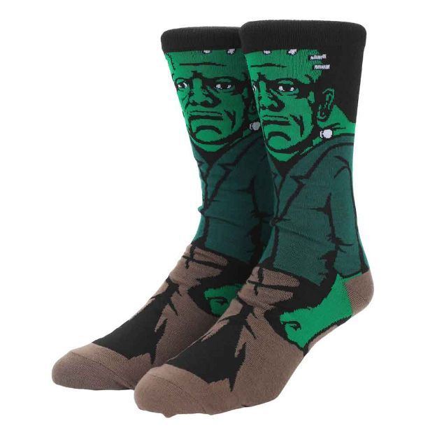 UNIVERSAL MONSTERS FRANKENSTEIN ANIMIGOS 360 CHARACTER SOCKS | WildWolf ...